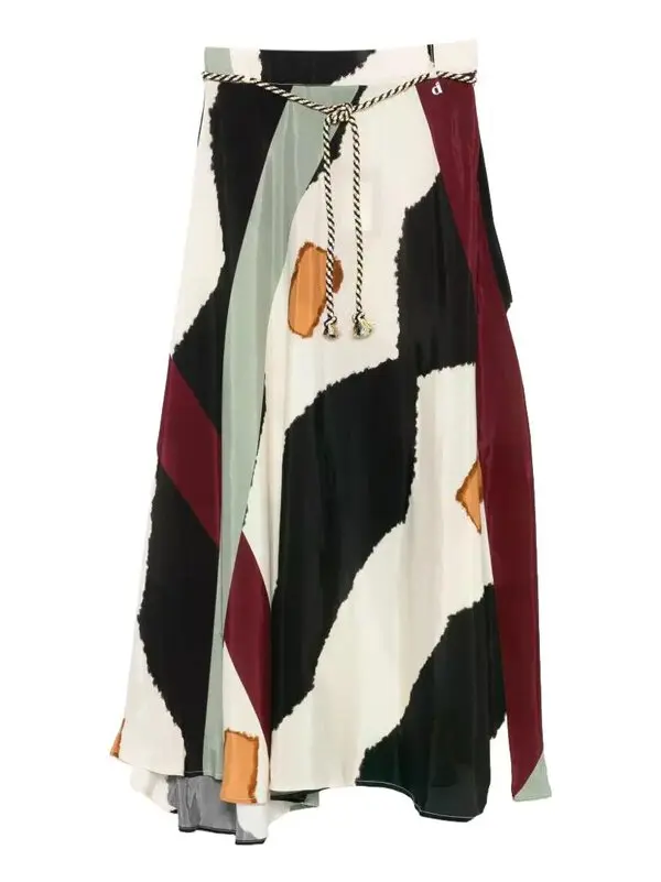 Dixie Printed Maxi Skirt - Neutrals