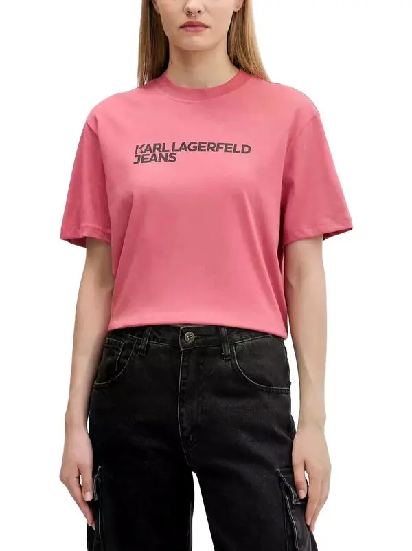 Karl Lagerfeld Logo T-shirt - Pink