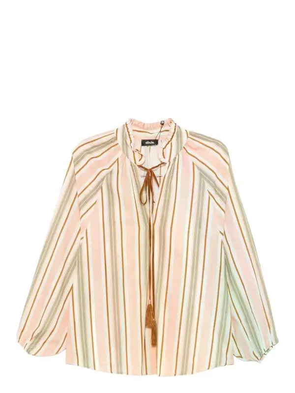 Dixie Striped Blouse - Pink