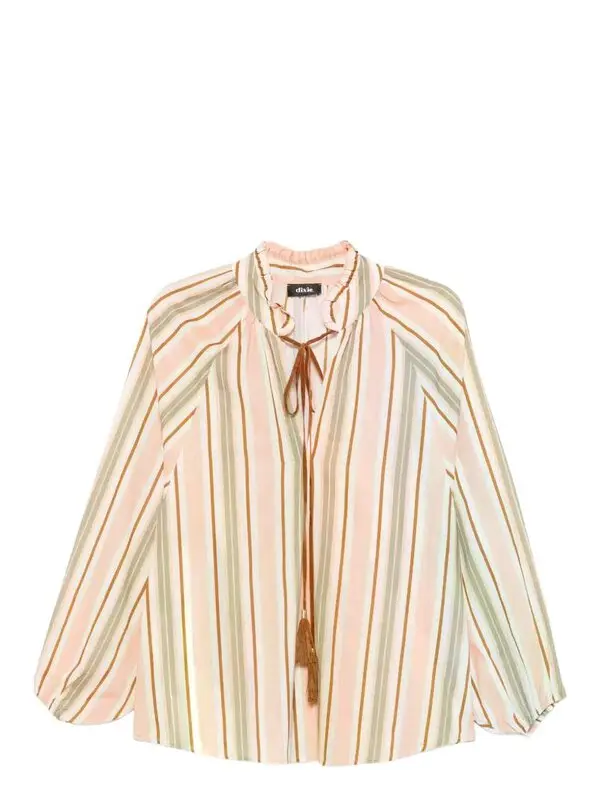 Dixie Striped Blouse - Pink