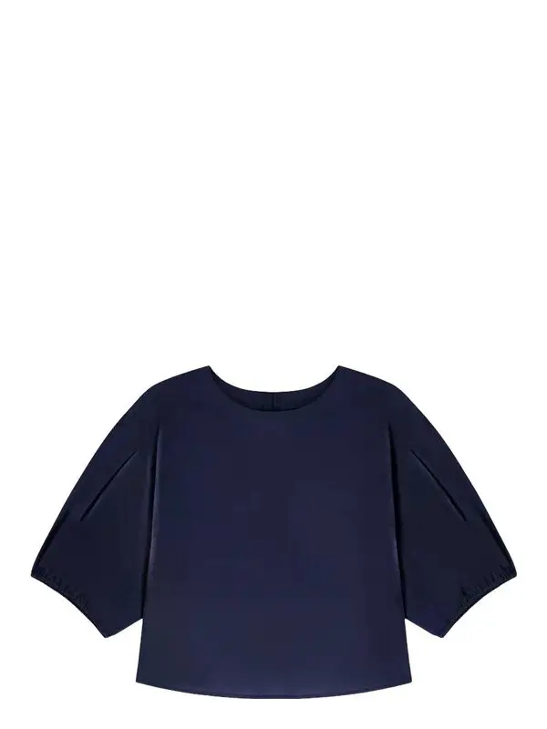 Emporio Armani Puff-sleeve Blouse - Blue