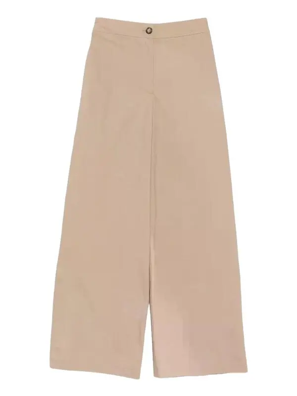 Emporio Armani Button-fastening Palazzo Pants - Neutrals