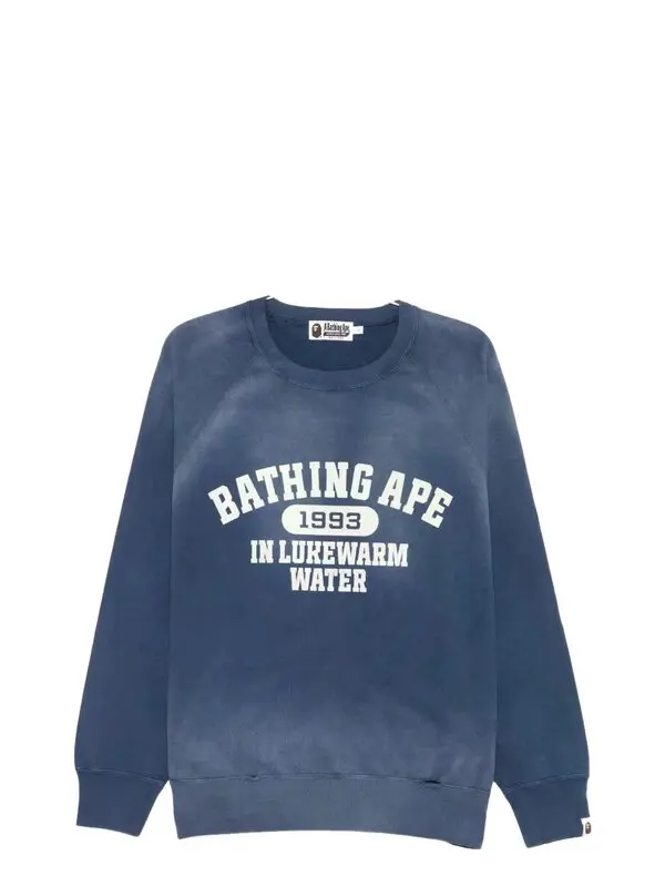 A BATHING APE Faded-effect Sweatshirt - Blue