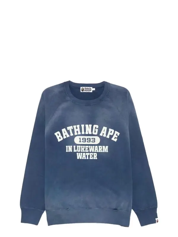 A BATHING APE Faded-effect Sweatshirt - Blue