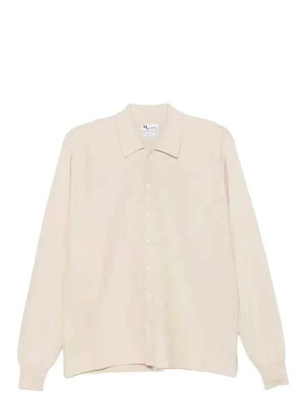 DOPPIAA Long-sleeve Polo Shirt - Neutrals
