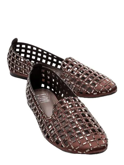 PROLOGUE SHOES Silva Ballet Flat - Brown