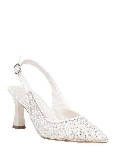 PROLOGUE SHOES Netto Slingback Pump - Ivory