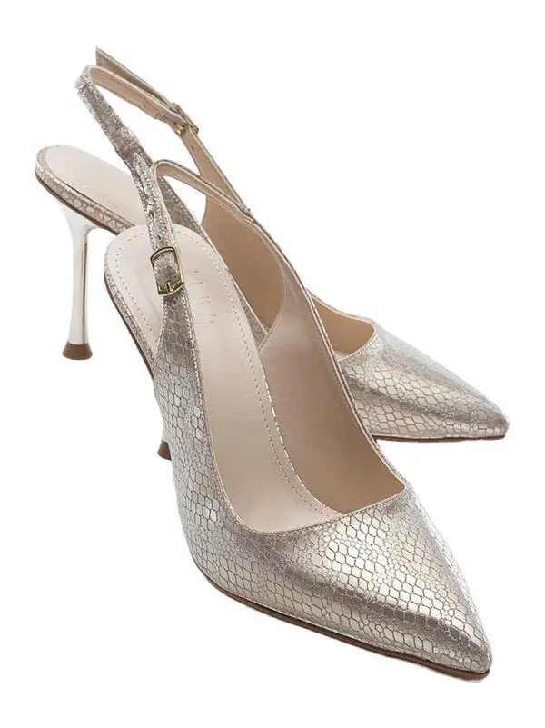 PROLOGUE SHOES Orfo Stiletto Pump - Gold