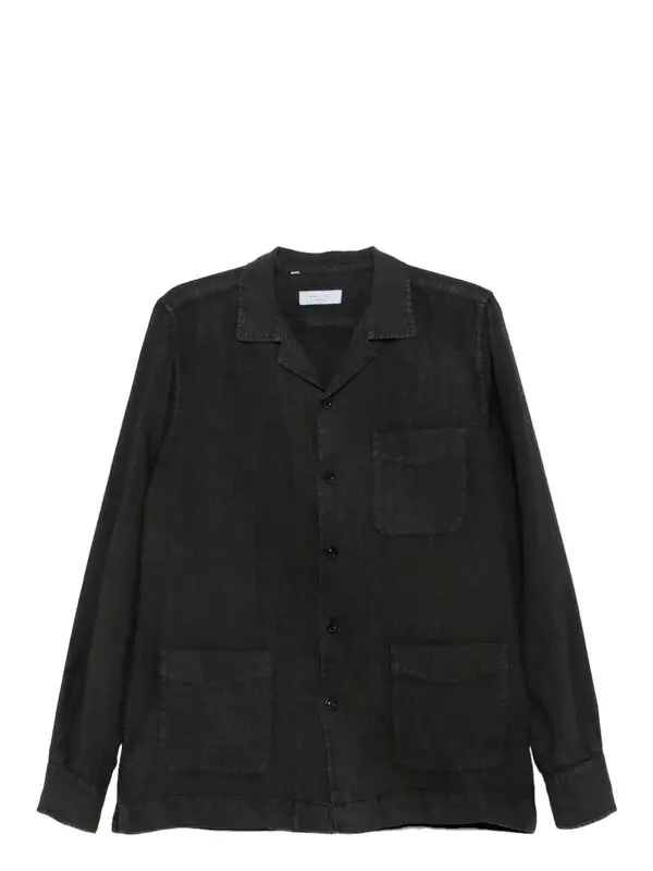 Boglioli Patch-pocket Shirt - Brown