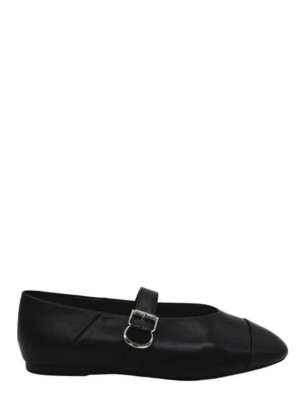 AMIE RAFA Reign Cap-toe Mary Janes - Black