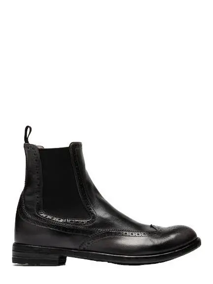 Officine Creative Lexikon 151 Leather Chelsea Boots - Black