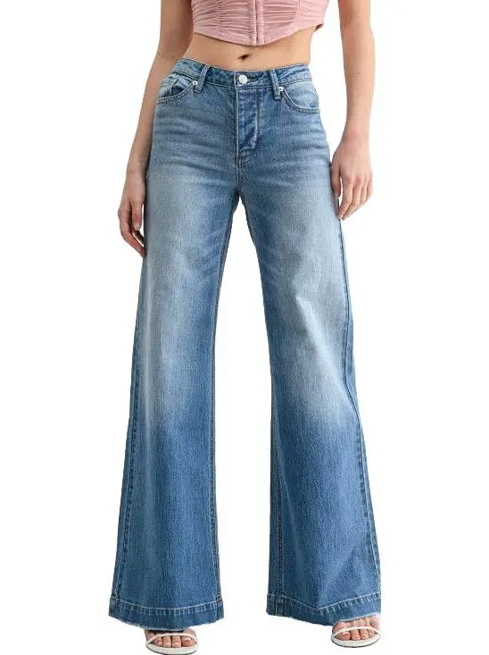 JEMINA DENIM The Mid-wide Jeans - Medium Wash
