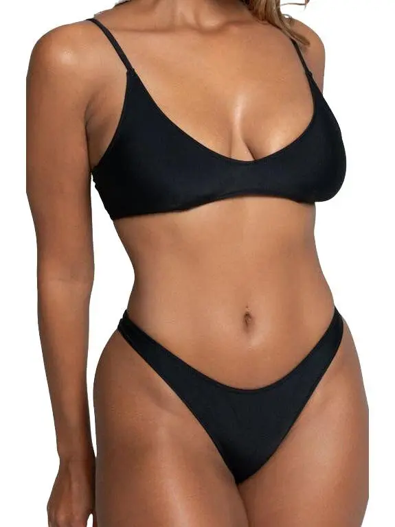 BRIGHT SWIMWEAR Sofie Top - Black