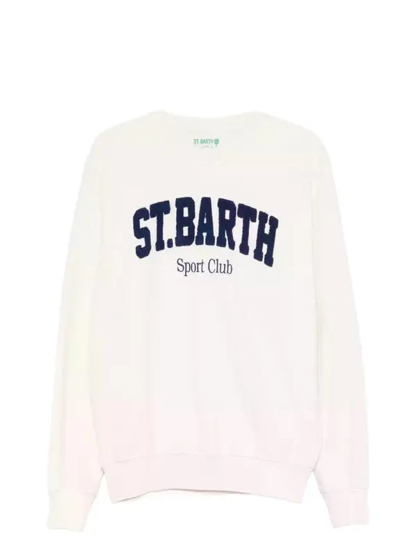 MC2 SAINT BARTH Logo-print Sweatshirt - Neutrals