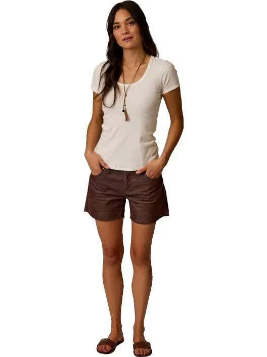 Carve Designs Oahu 4" Relaxed Corduroy Shorts - Penny