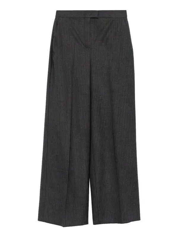 Fendi Pinstripe Tailored Trousers - Grey