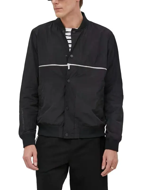Karl Lagerfeld Zip-up Jacket - Black