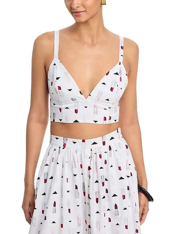 L'Agence Kaori Bralette - Ivory Multi