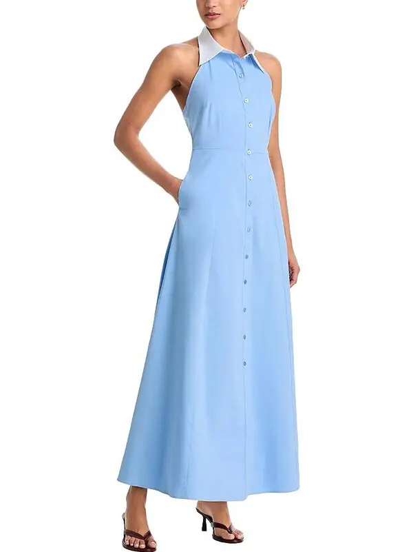 L'Agence Maurie Halter Maxi Dress - Vista Blue
