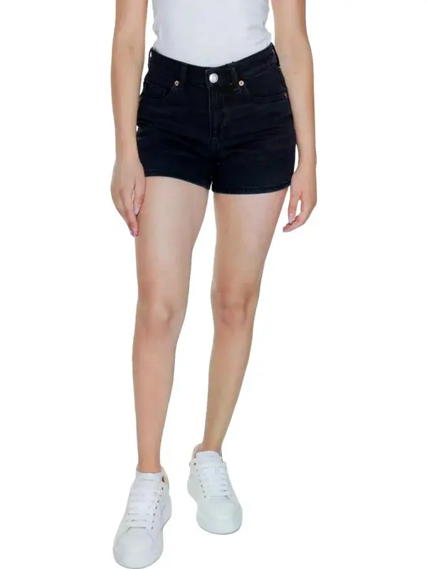 Vero Moda Five-pocket Denim Shorts - Black