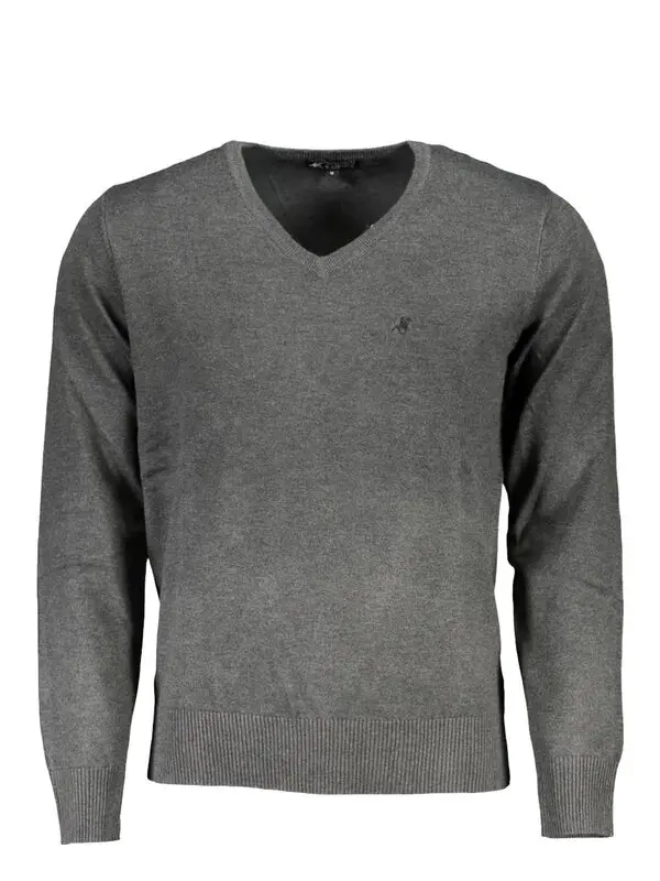 U.S. Grand V-neck Sweater - Grey