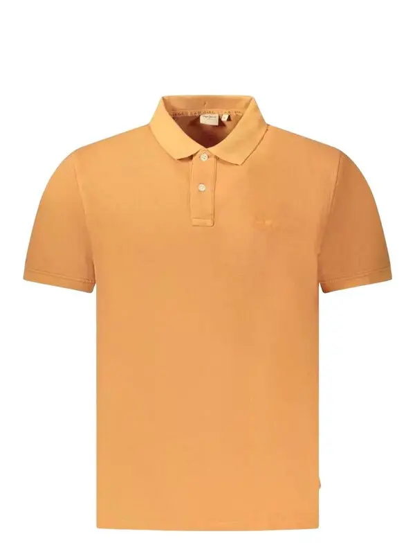 Pepe Jeans Short-sleeve Cotton Polo Shirt - Orange