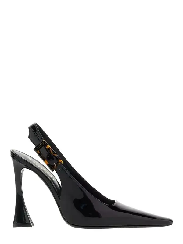 Saint Laurent Dune Leather Slingback Pumps - Black