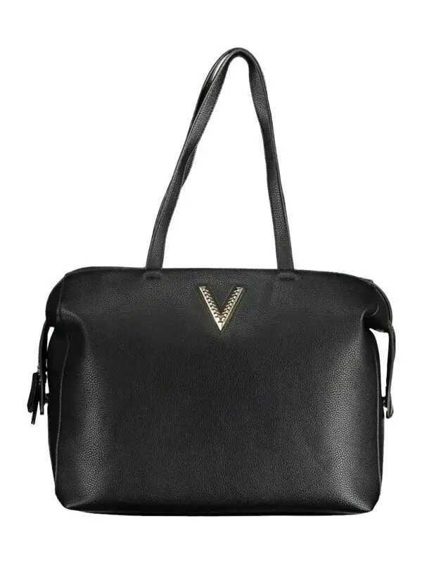 MARIO VALENTINO Logo-detail Tote Bag - Black