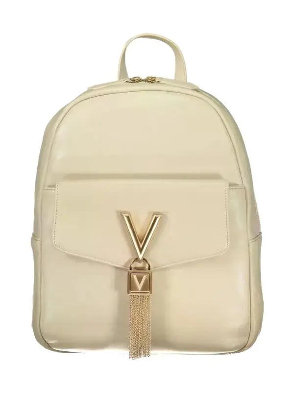 MARIO VALENTINO Stella Logo-plaque Backpack - Neutrals