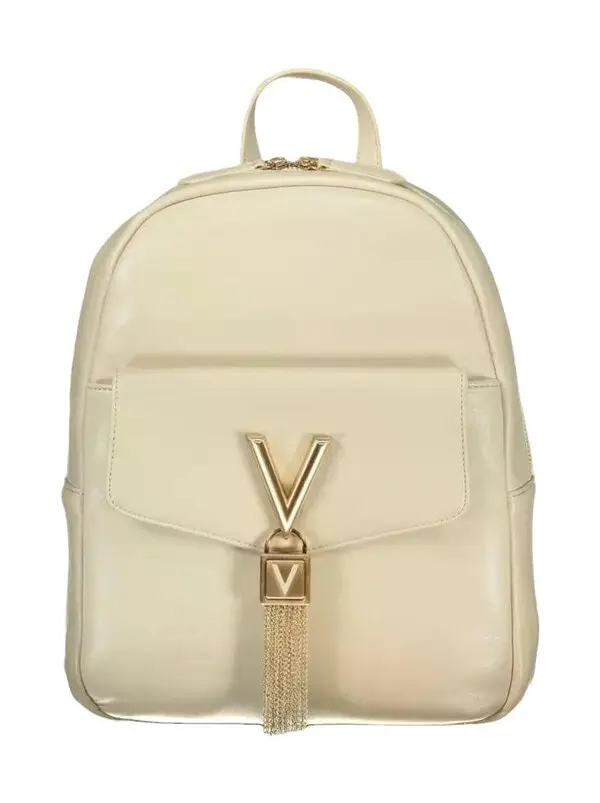 MARIO VALENTINO Stella Logo-plaque Backpack - Neutrals