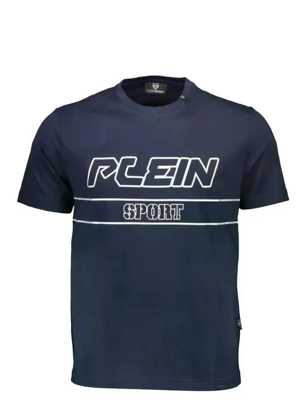 PLEIN SPORT Logo-print T-shirt - Blue