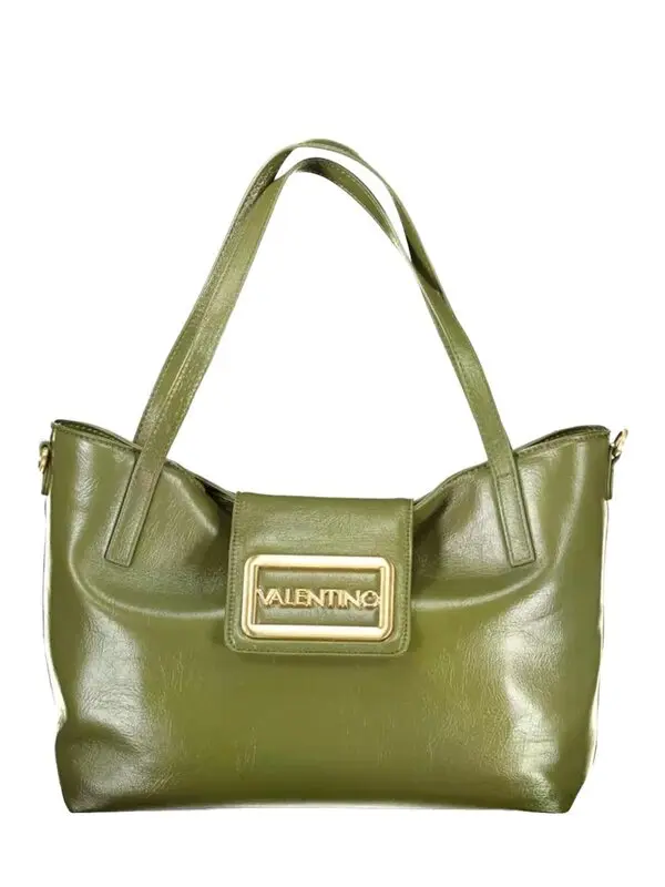MARIO VALENTINO Logo-plaque Tote Bag - Green