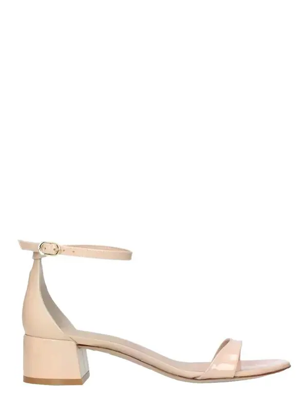 STUART WEITZMAN Nudistcurve Block-heel Sandals - Neutrals