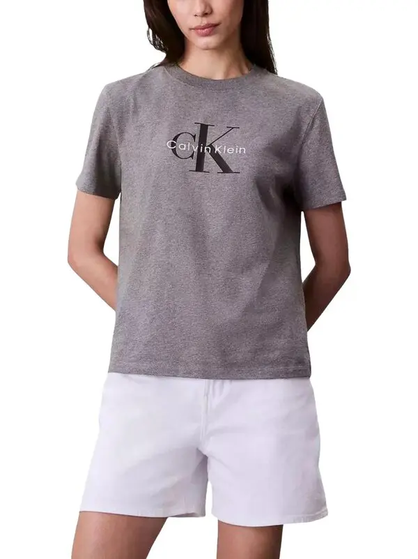 Calvin Klein Logo-print T-shirt - Grey