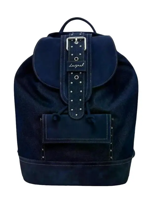 Desigual Stud-embellished Backpack - Blue