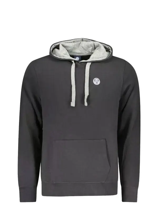 NORTH SAILS Hooded Sweatshirt With Drawstrings - Black