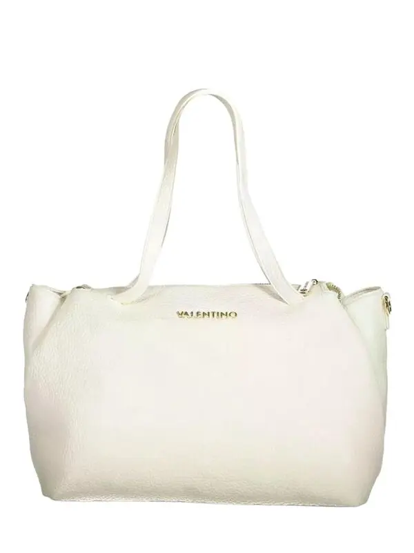 MARIO VALENTINO Pebbled-leather Tote Bag - Neutrals