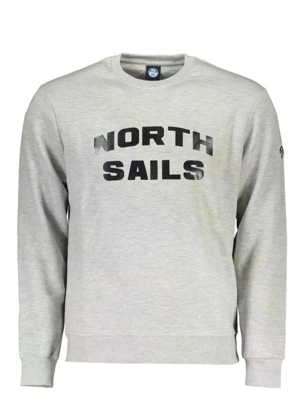 NORTH SAILS Logo-print Crew-neck Sweater - Grey