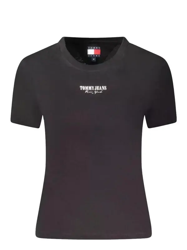 Tommy Hilfiger Logo-print T-shirt - Black