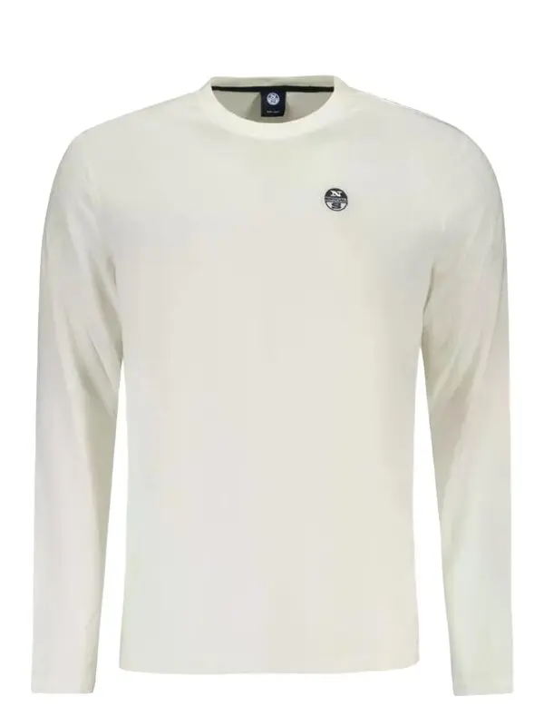 NORTH SAILS Logo-patch Long-sleeve T-shirt - Neutrals