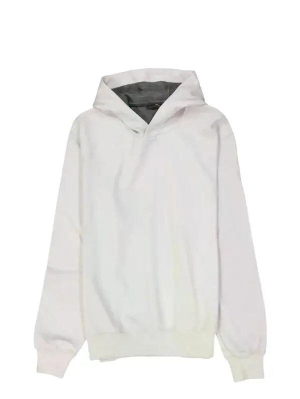 Herno Logo Plaque Hoodie - White