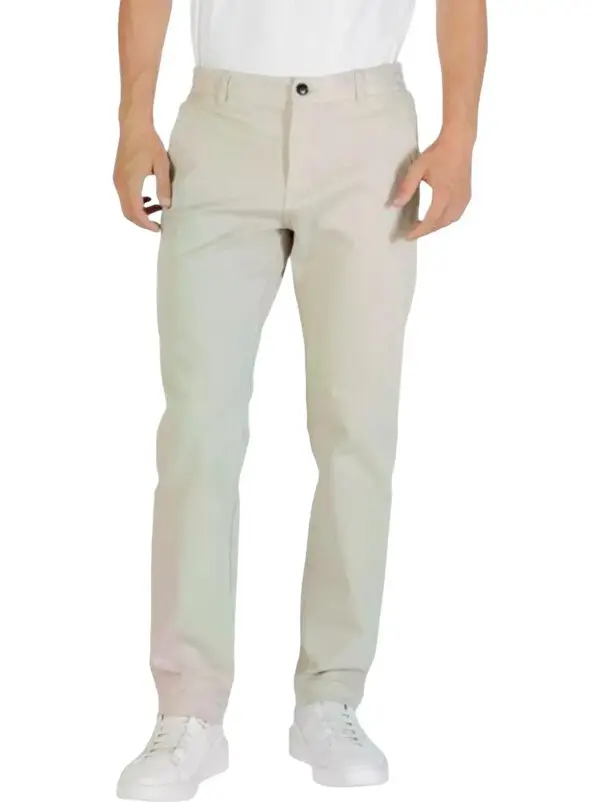 BOSS Logo-patch Trousers - Neutrals