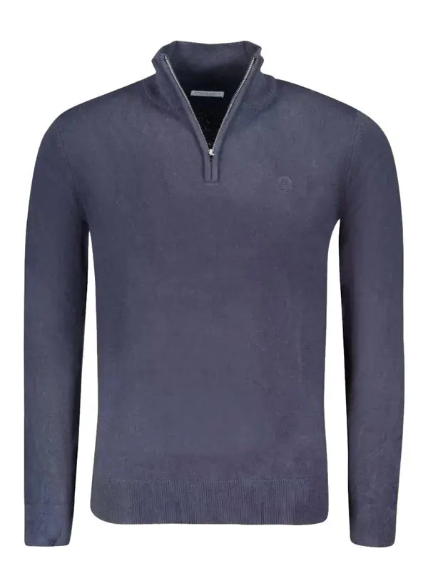 NORTH SAILS Quarter-zip Stand-up Collar Sweater - Blue