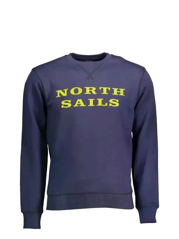 NORTH SAILS Crew-neck Cotton Sweatshirt - Blue