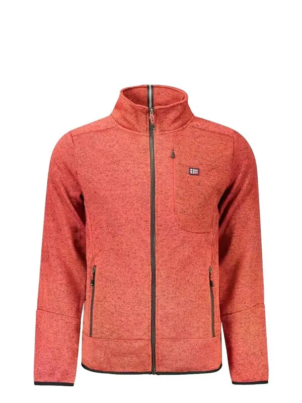 NORWEGIAN RAIN Zip-up Sweatshirt - Orange