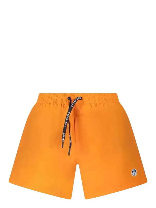 NORTH SAILS Logo-patch Swim Shorts - Orange