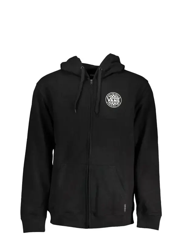 VANS Off The Wall Zip-front Hoodie - Black