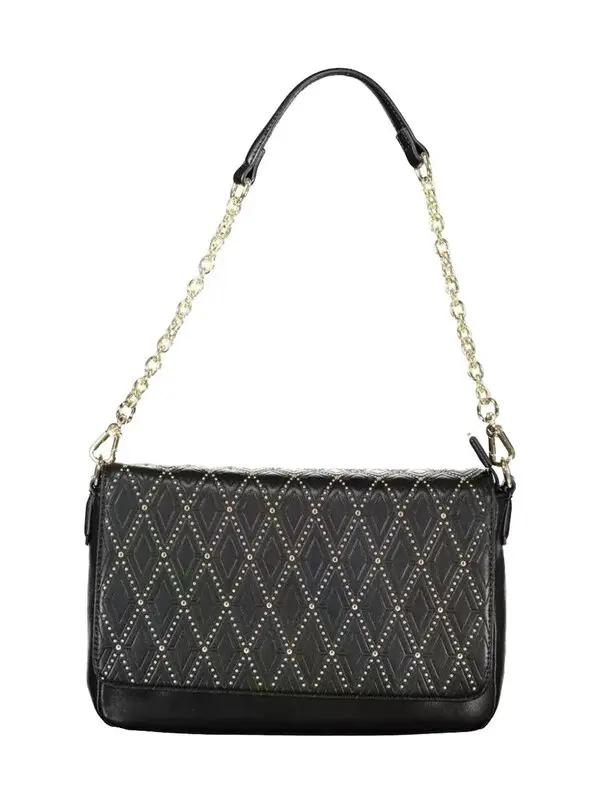 MARIO VALENTINO Stud-embellished Shoulder Bag - Black
