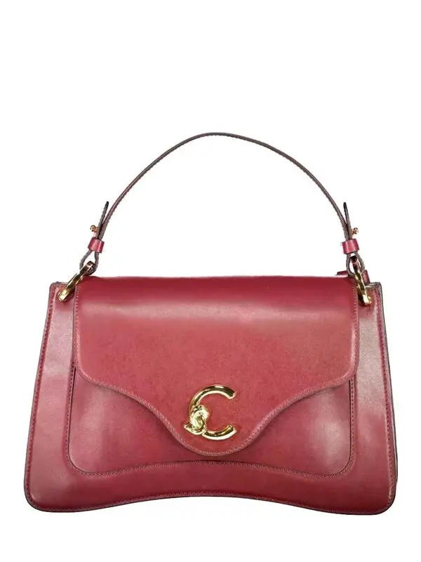 COCCINELLE Logo-plaque Leather Tote - Red