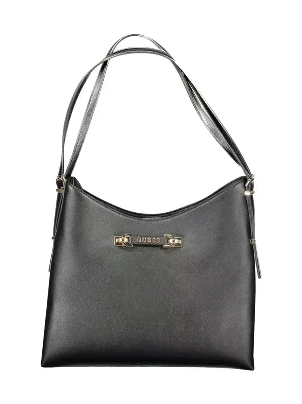 Guess Lefia Logo-plaque Tote - Black